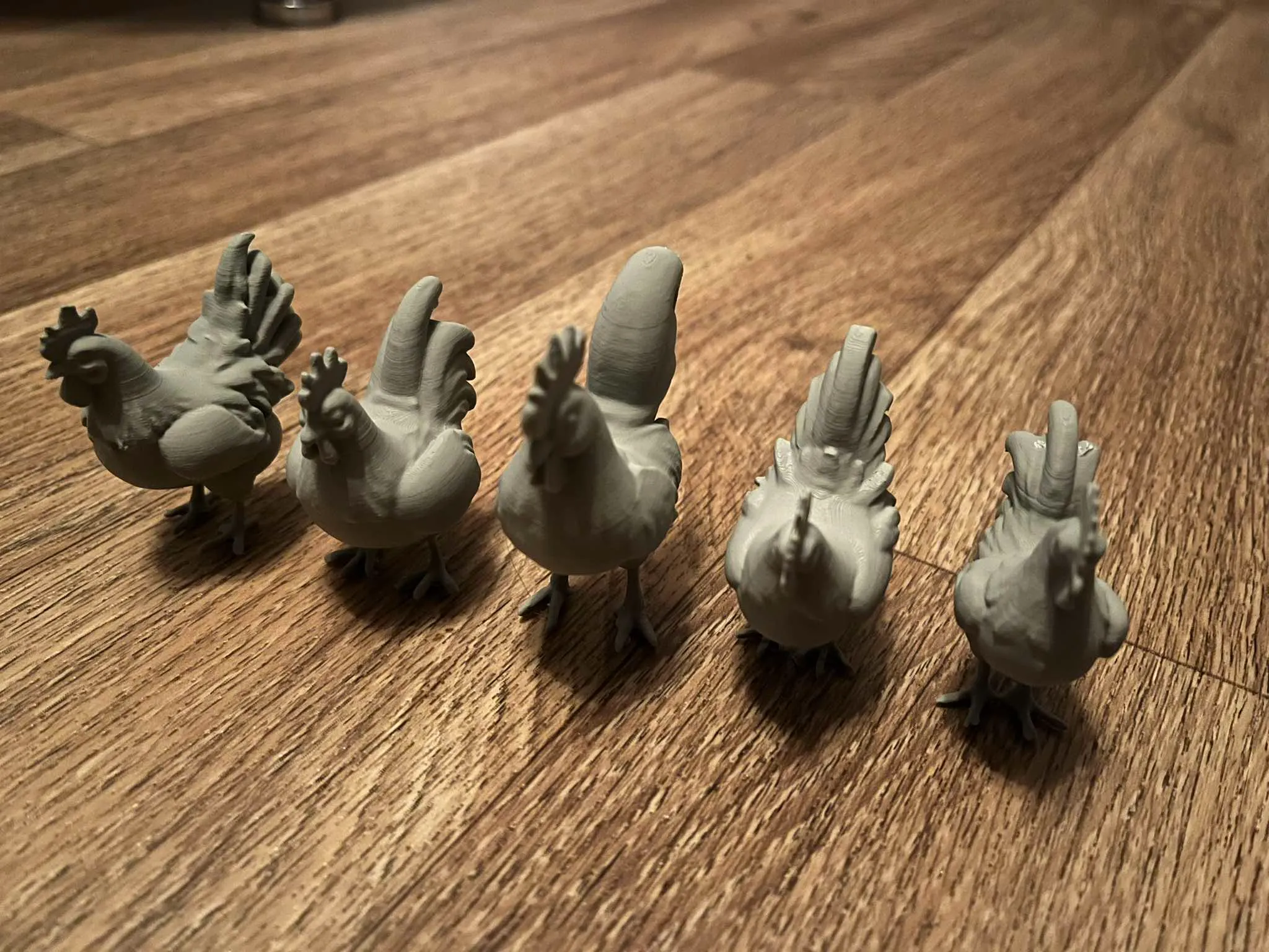 3D Printer Files | 3MF File | Hens and a rooster | Creality Cloud