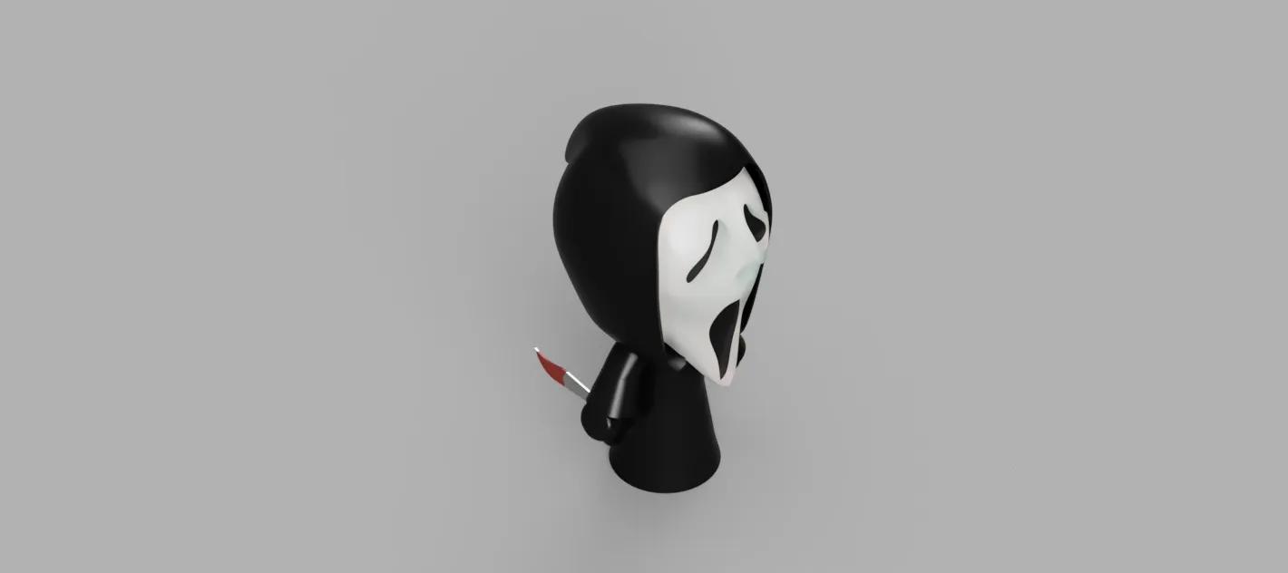 Characters & Creatures STL Download - Scream Mini Ghostface (Billy ...