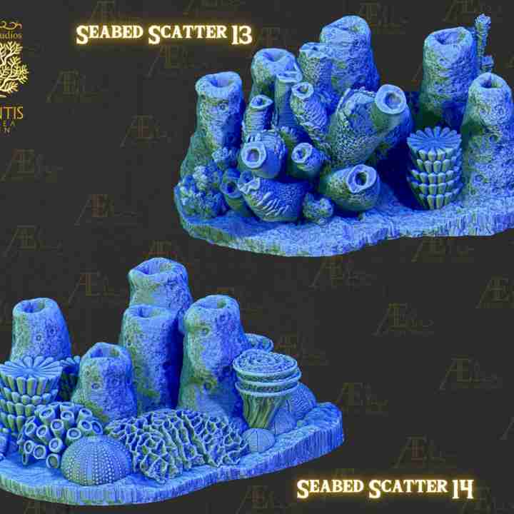 AEATLN06 – Seabed Scatter | 3D models download | Creality Cloud