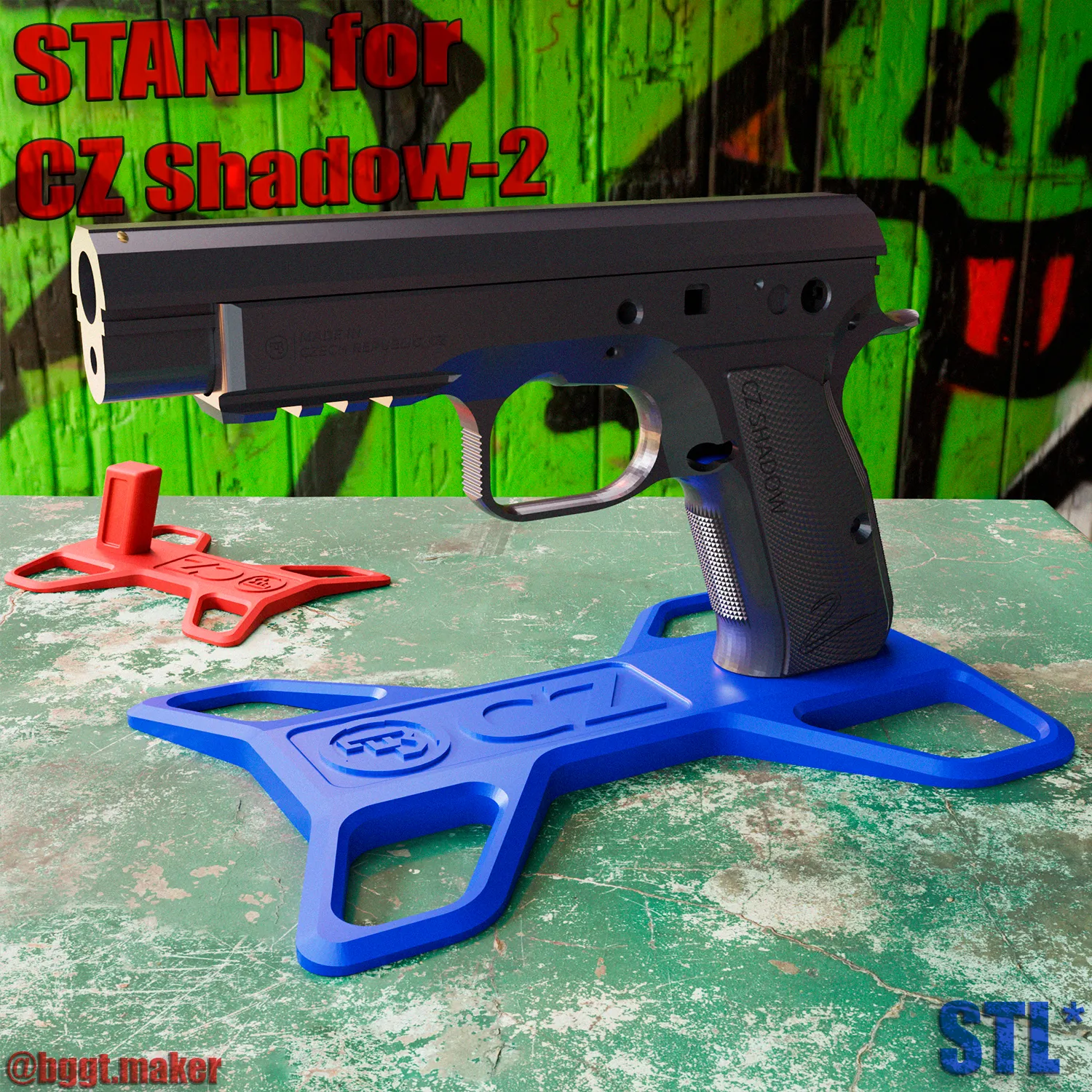 Other STL Download - STAND FOR CZ SHADOW 2 (AIRSOFT GUN) | PISTOL ...