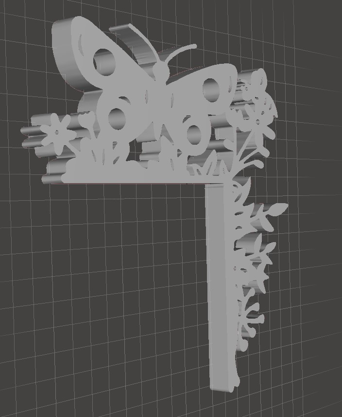 F:\stl\door frame BUTTER FLY AND BEE | 3D models download | Creality Cloud