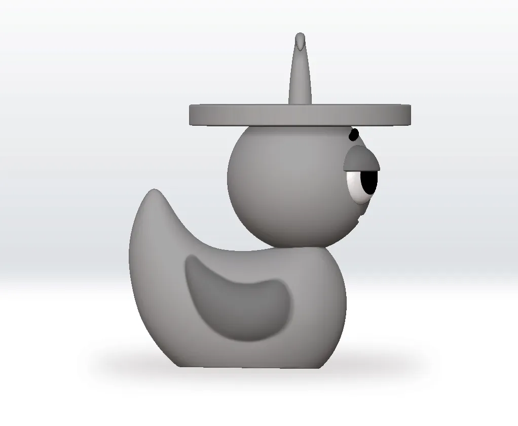 Characters & Creatures STL Download - Sprunki Silver Clukr Duck STL ...