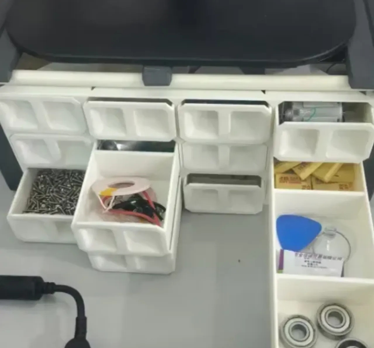 3D Printer Files | 3MF File | Monitor stand storage cabinet -36 ...