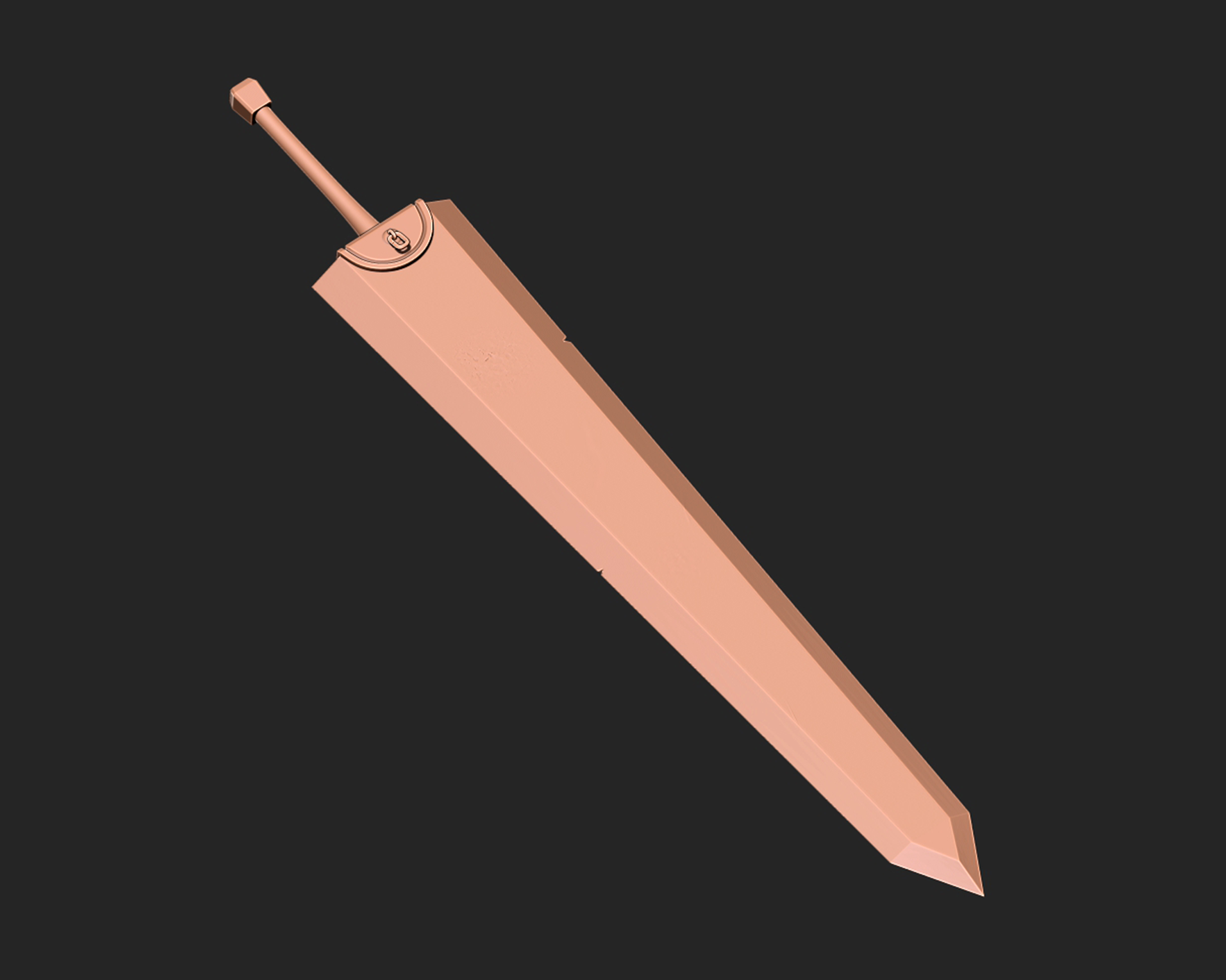 Dragon slayer berserk guts sword | 3D models download | Creality Cloud