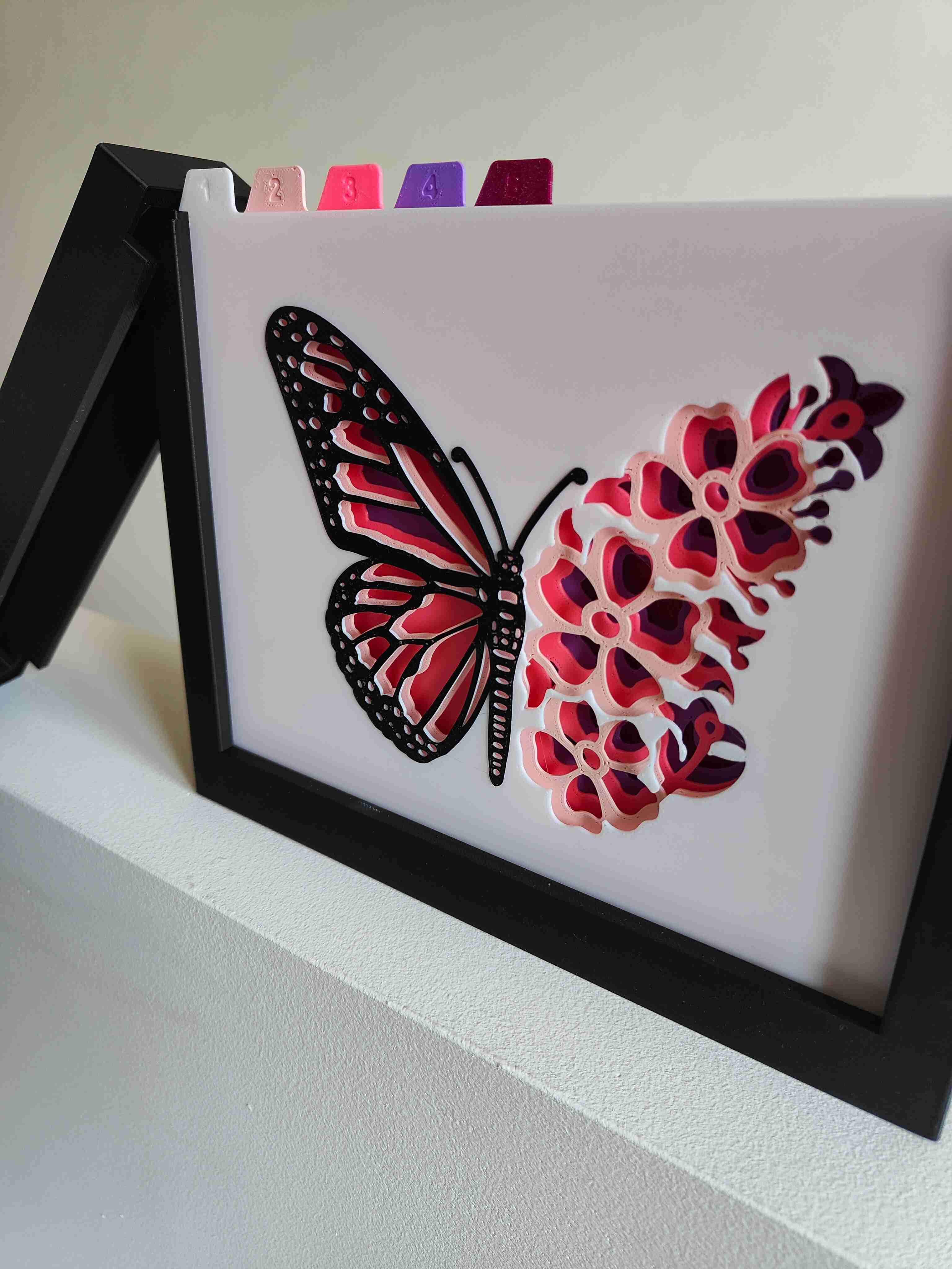 Butterfly Shadow Box | 3D models download | Creality Cloud