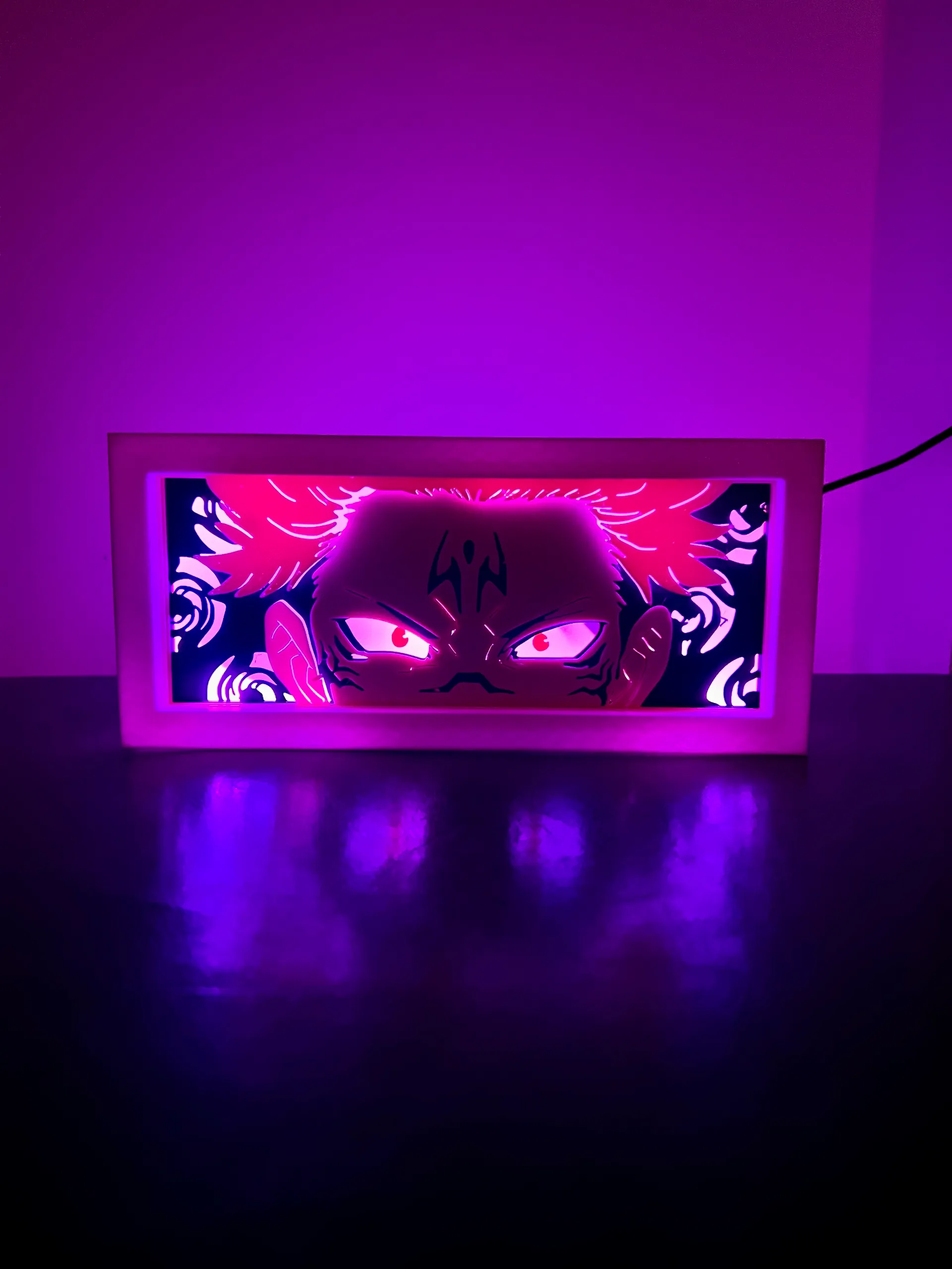 Lighting & Lamps STL Download - Jujutsu Kaisen - Sukuna LED Lightboxby ...