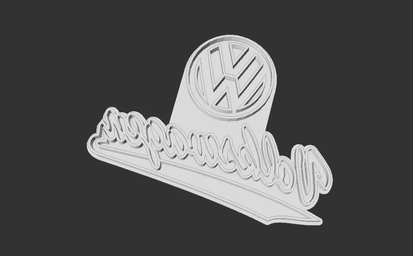 Badges & Coins STL Download - logo volkswagenby Plastique Studio