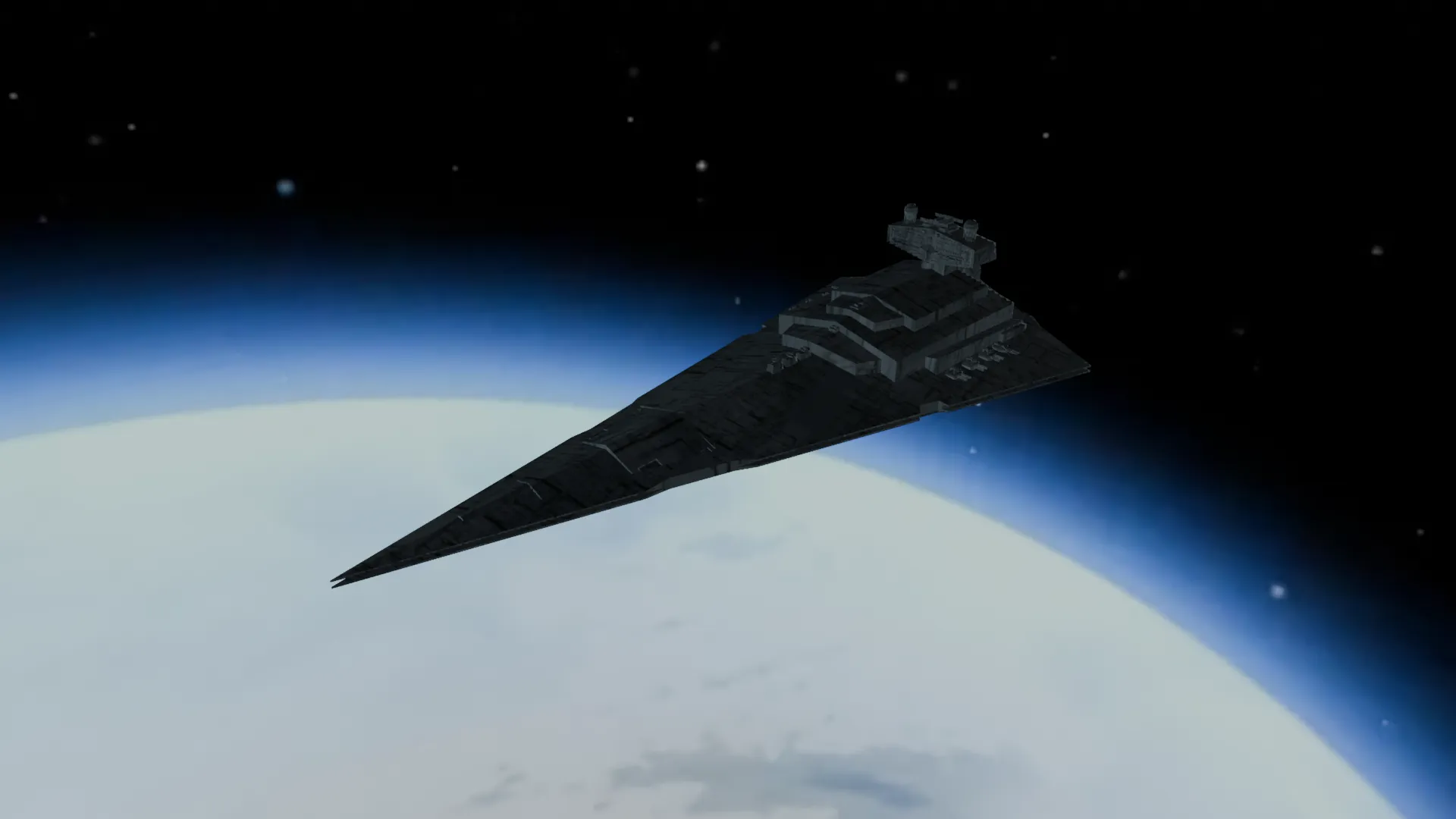 This is a render I have done of a Star Destroyer I created. I would ...