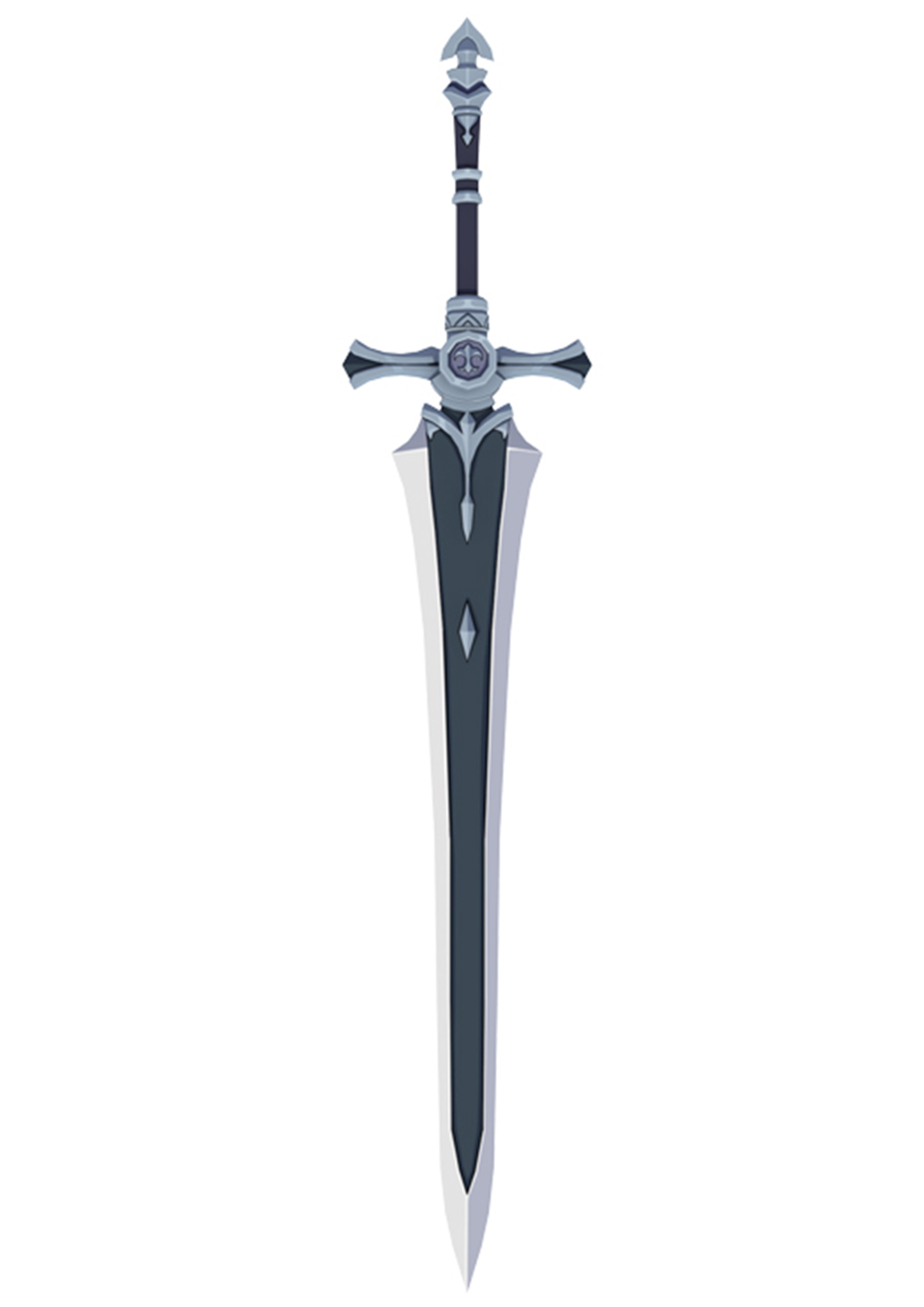 Genshin Impact - White Iron Greatsword | 3D models download | Creality ...