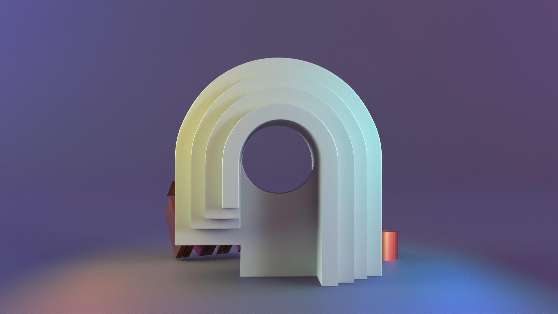 Arch form desktop decor object | 3D models download | Creality Cloud