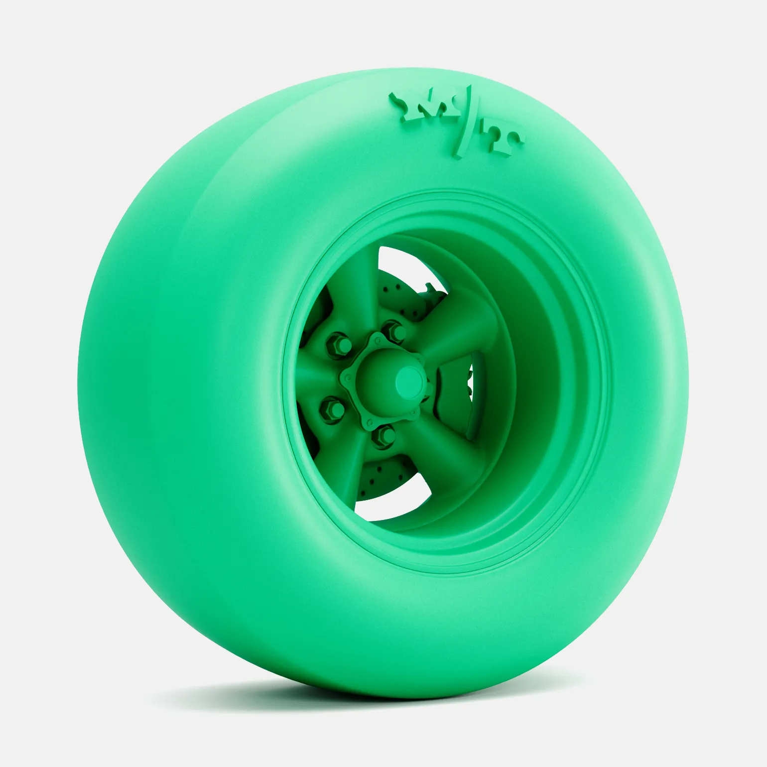 1/24 Scale, 15x10 Torq Thrust D Wheel, M/T Drag Slick | 3D models ...