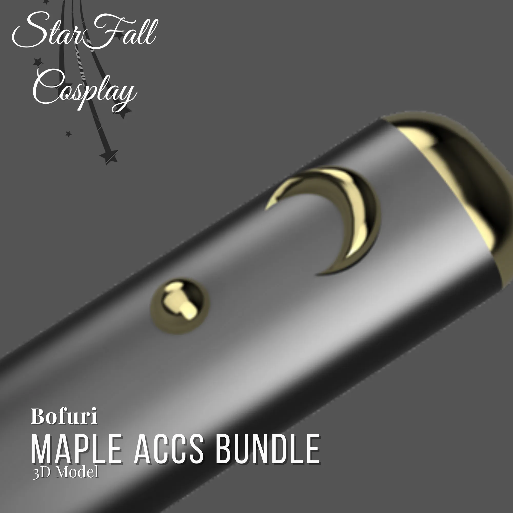 Cosplay STL Download - Maple Accessory Bundle 3D Models Bofuri ...