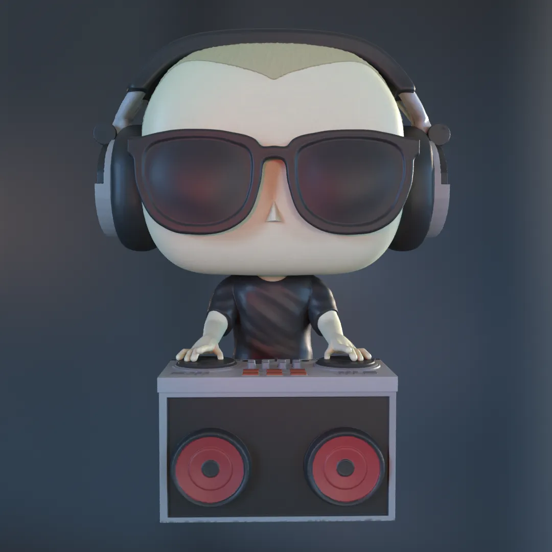 Characters & Creatures STL ダウンロード - Funko DJ - Axos3D