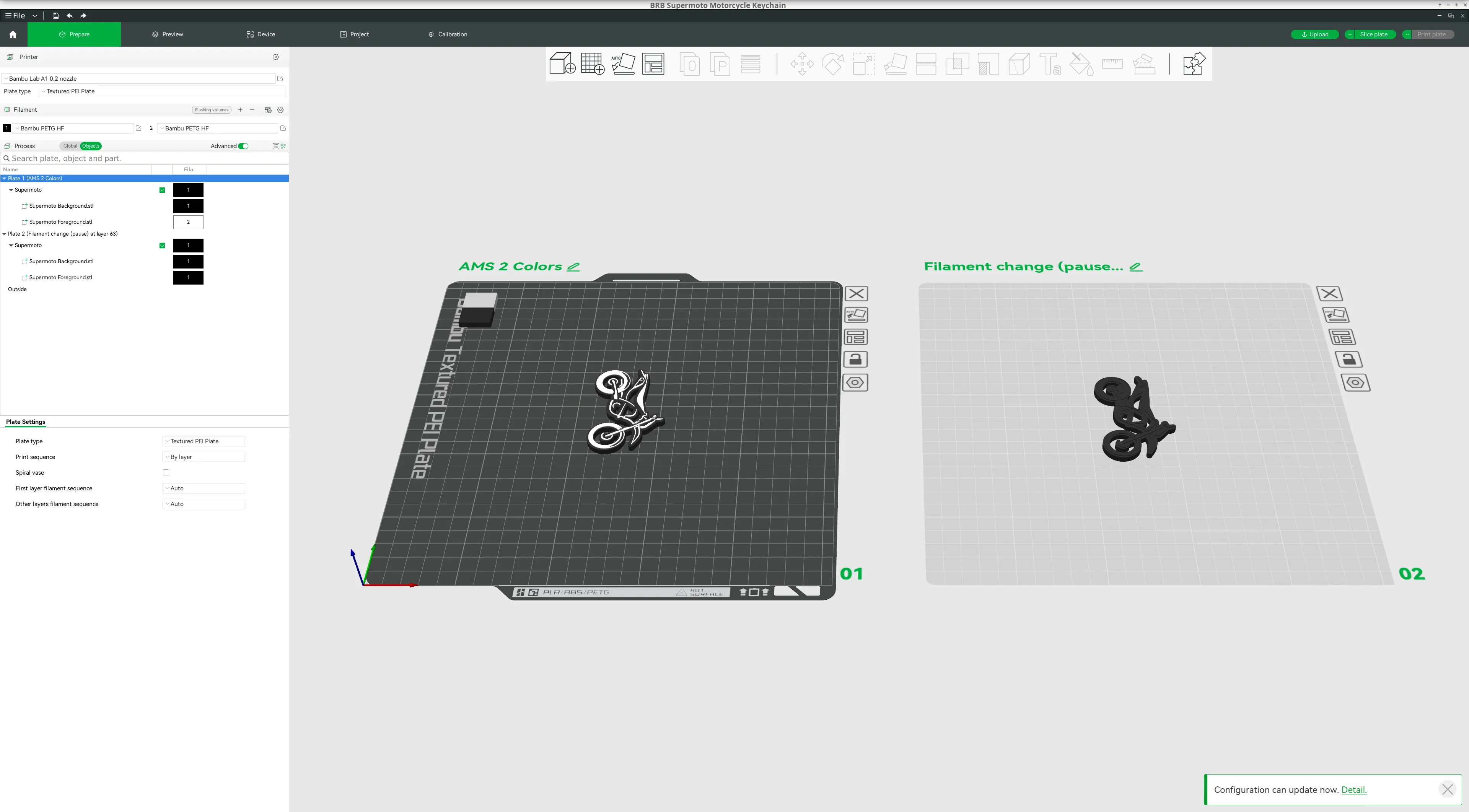 Supermoto | Motorcycle - Keychain | 3D models download | Creality Cloud