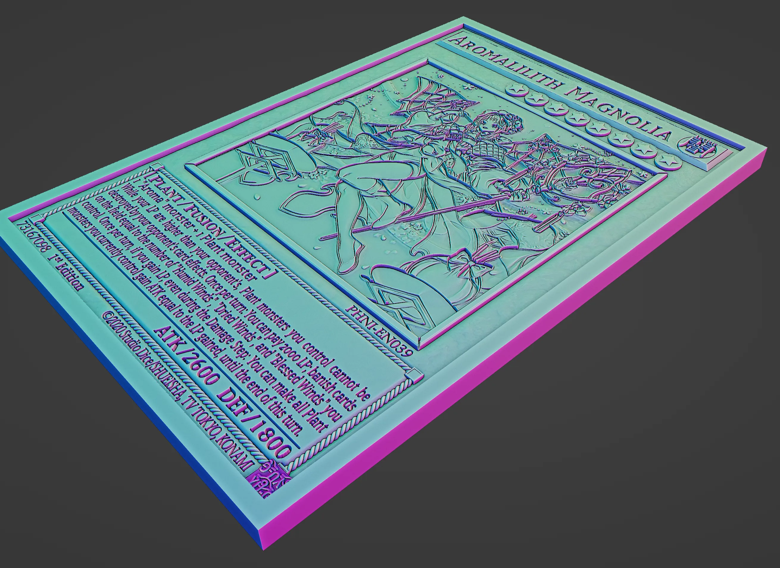 Other STL Download - Aromalilith Magnolia - yu-gi-oh!by Wsonuchiha3D