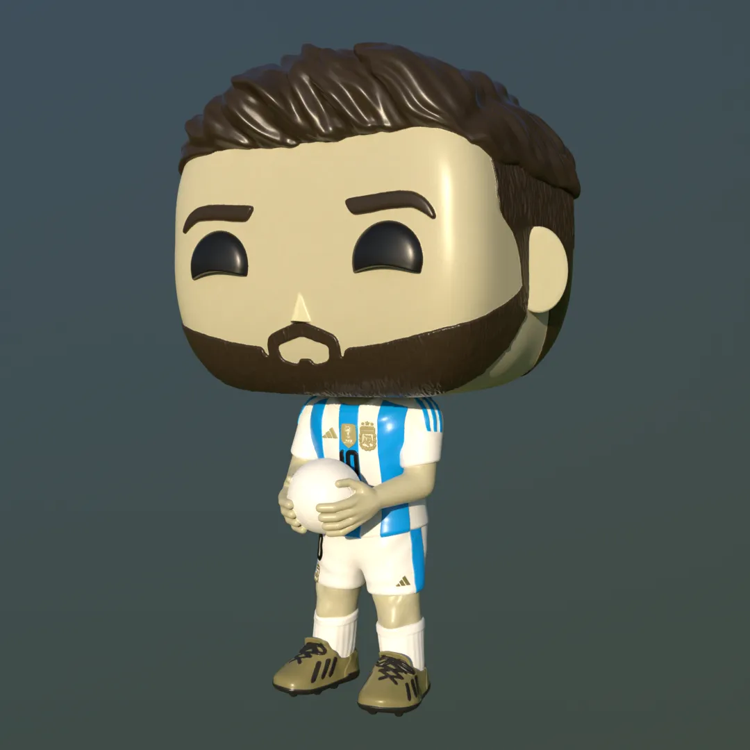 Board Games & Card Games STL Download - Messi Copa America 2024by Axos3D