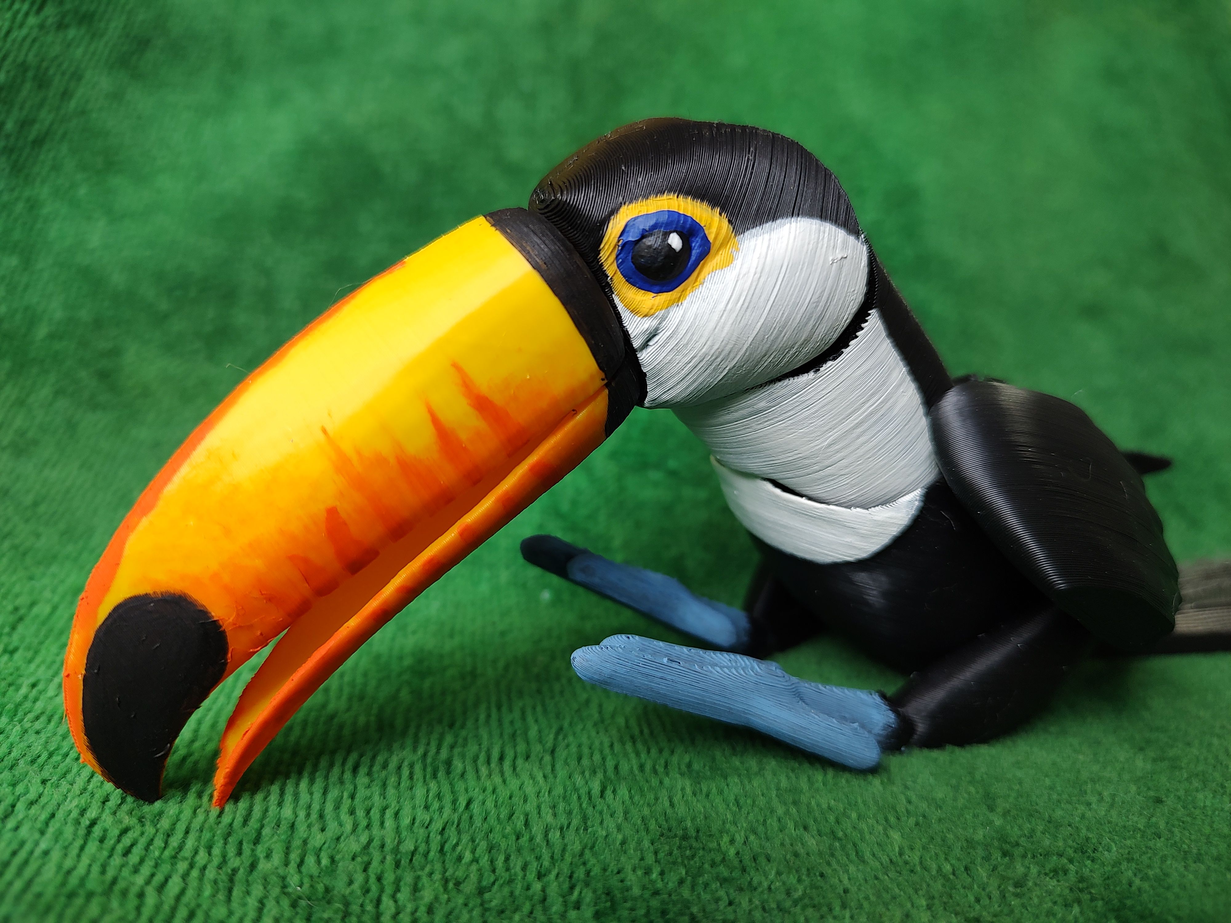 Toucan Articulated Figure | 3D models download | Creality Cloud