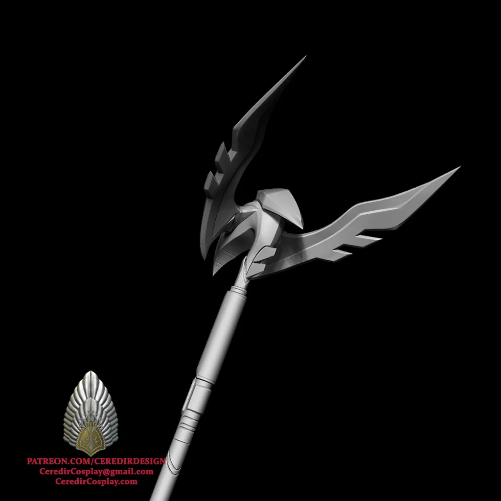 Game Props STL Download - Marvel Rivals Adam Warlock Staff 3D DIGITAL ...