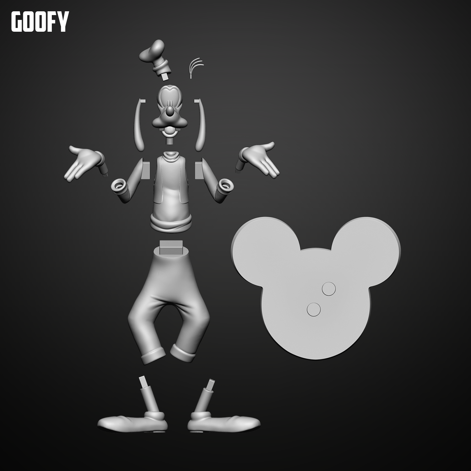 Goofy | 3D models download | Creality Cloud