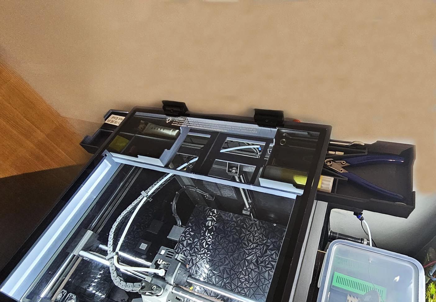 CREALITY K1 MAX HINGED LID RAISER AND TOOL BOX WITH LIGHT | 3D-Modelle ...