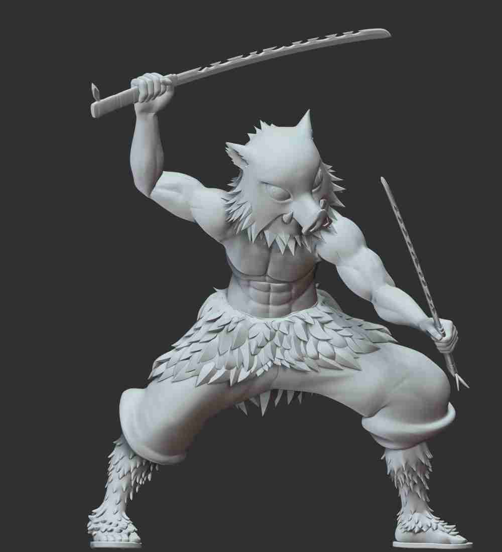 Demon Slayer - Inosuke Hashibira | 3D models download | Creality Cloud