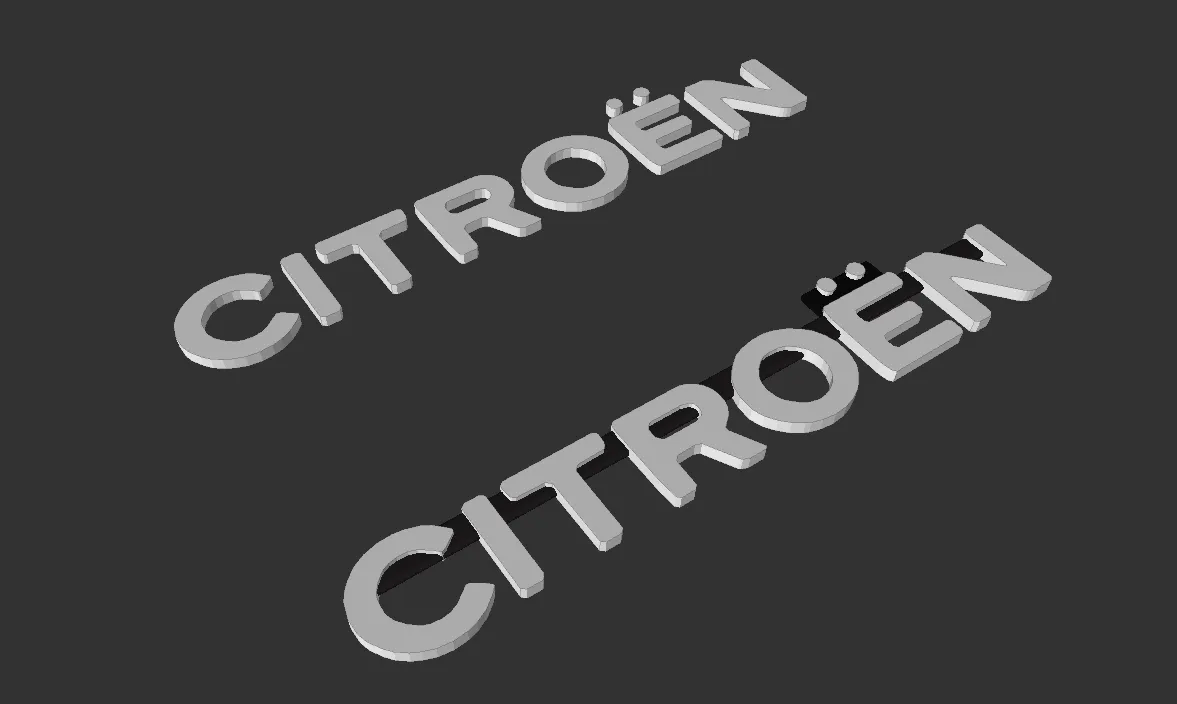 Digital Art STL Download - logo citreonby Logo de Drive