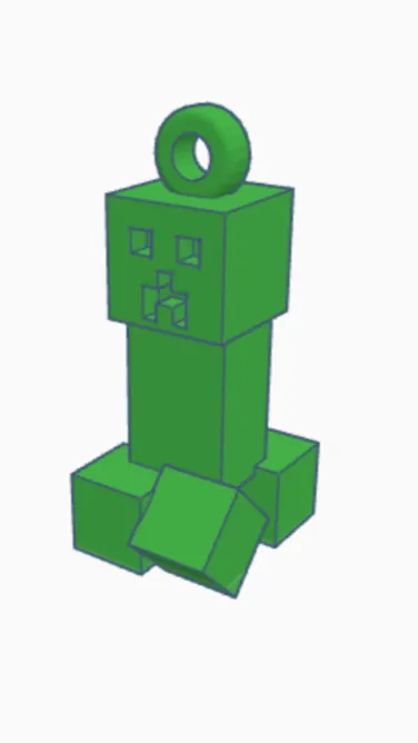 3D Printer Files | 3MF File | Minecraft creeper keychain | Creality Cloud
