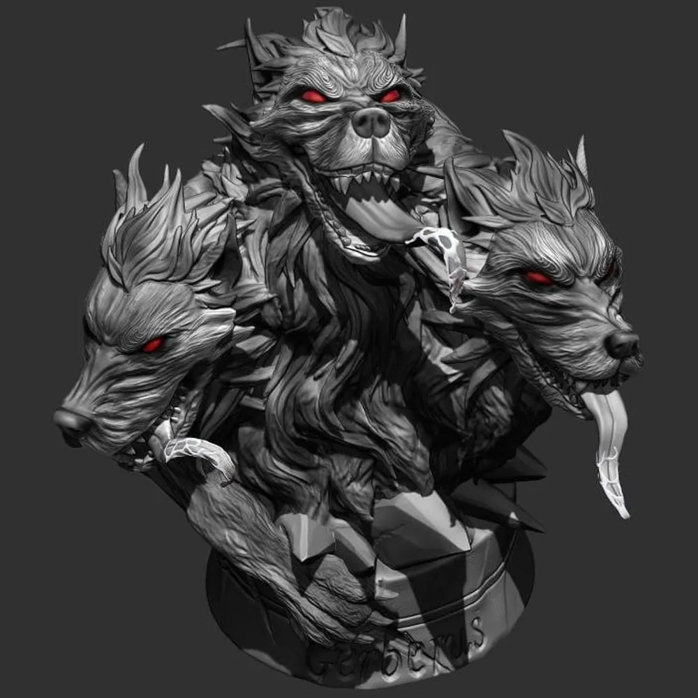 Characters & Creatures STL Download - PANDORA E CERBERUS - SAINT ...