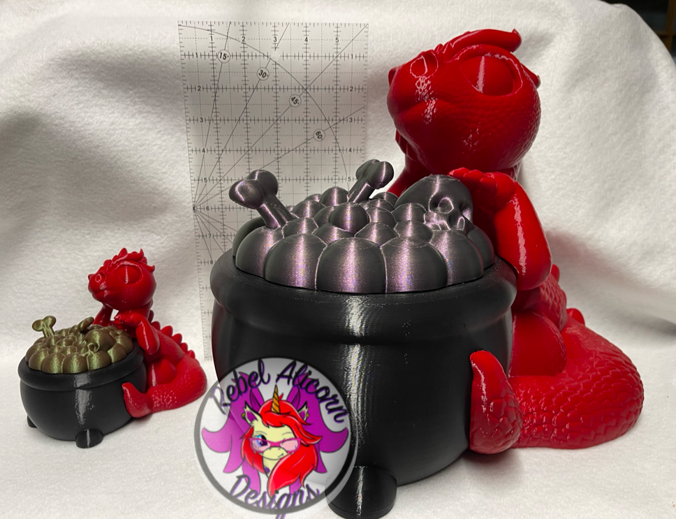 Dragon Cauldron Candy Dish | 3D models download | Creality Cloud