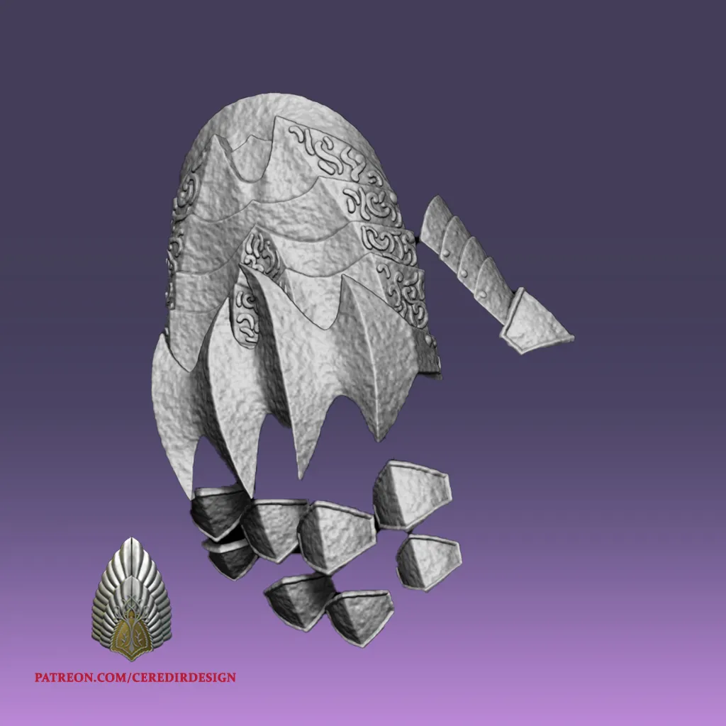Sauron Hand Armour lord of the rings 3D DIGITAL DOWNLOAD | 3D models ...
