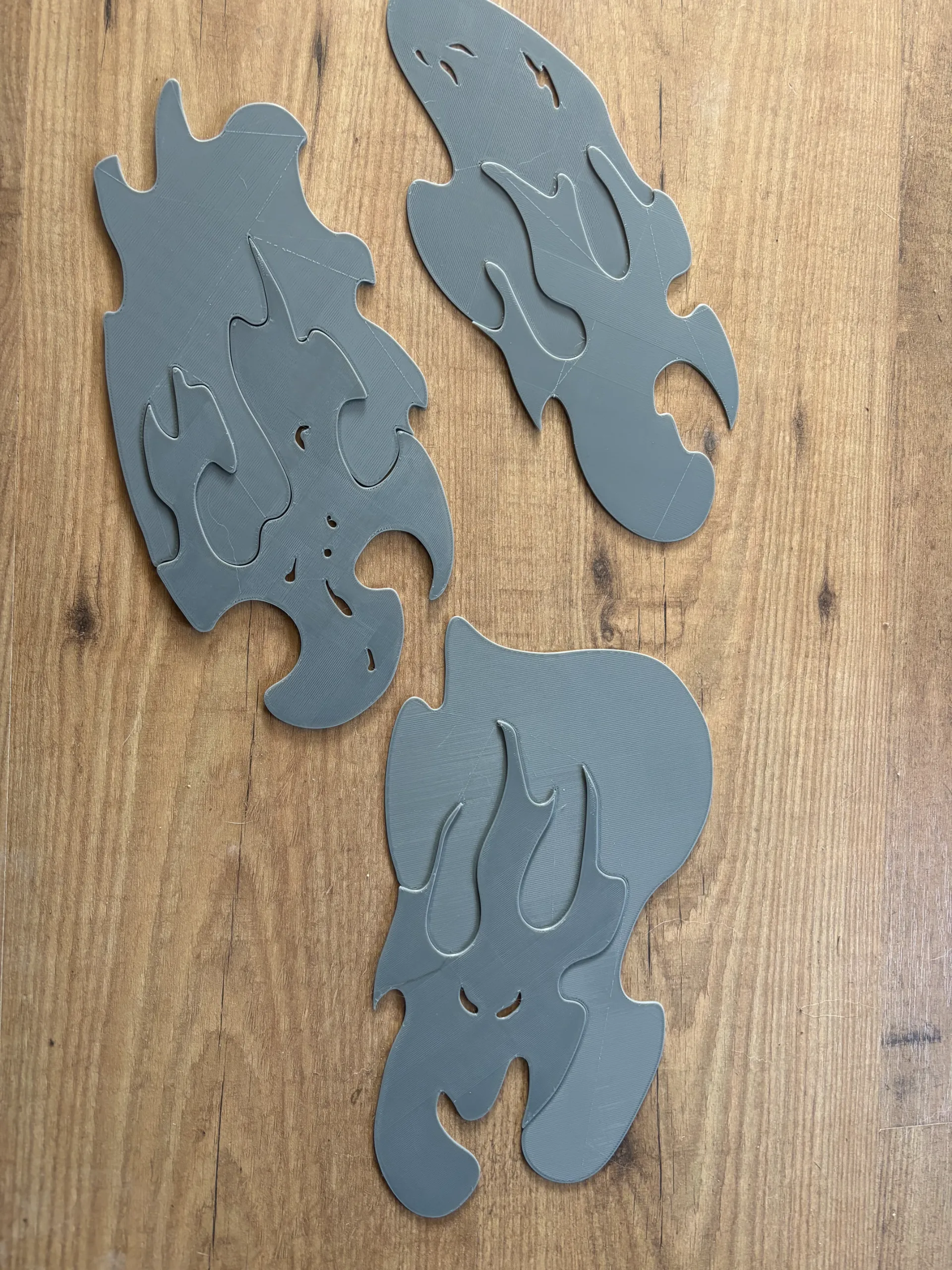 3D Printer Files | 3MF File | Airbrush True Fire Stencils | Creality Cloud