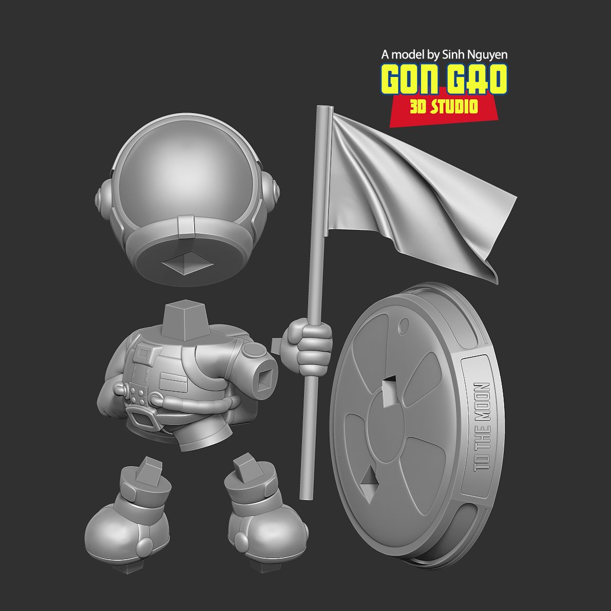 Astronaut kid | 3D models download | Creality Cloud
