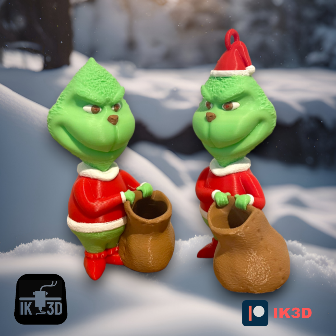 THE GRINCH MINI FIGURINE - NO SUPPORTS | 3D models download | Creality ...