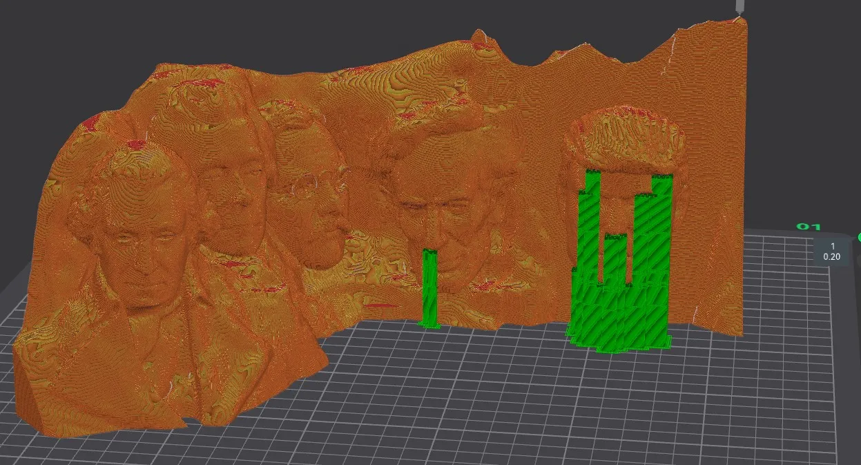 3D Printer Files | 3MF File | Mt Rushmore 2025 | Creality Cloud