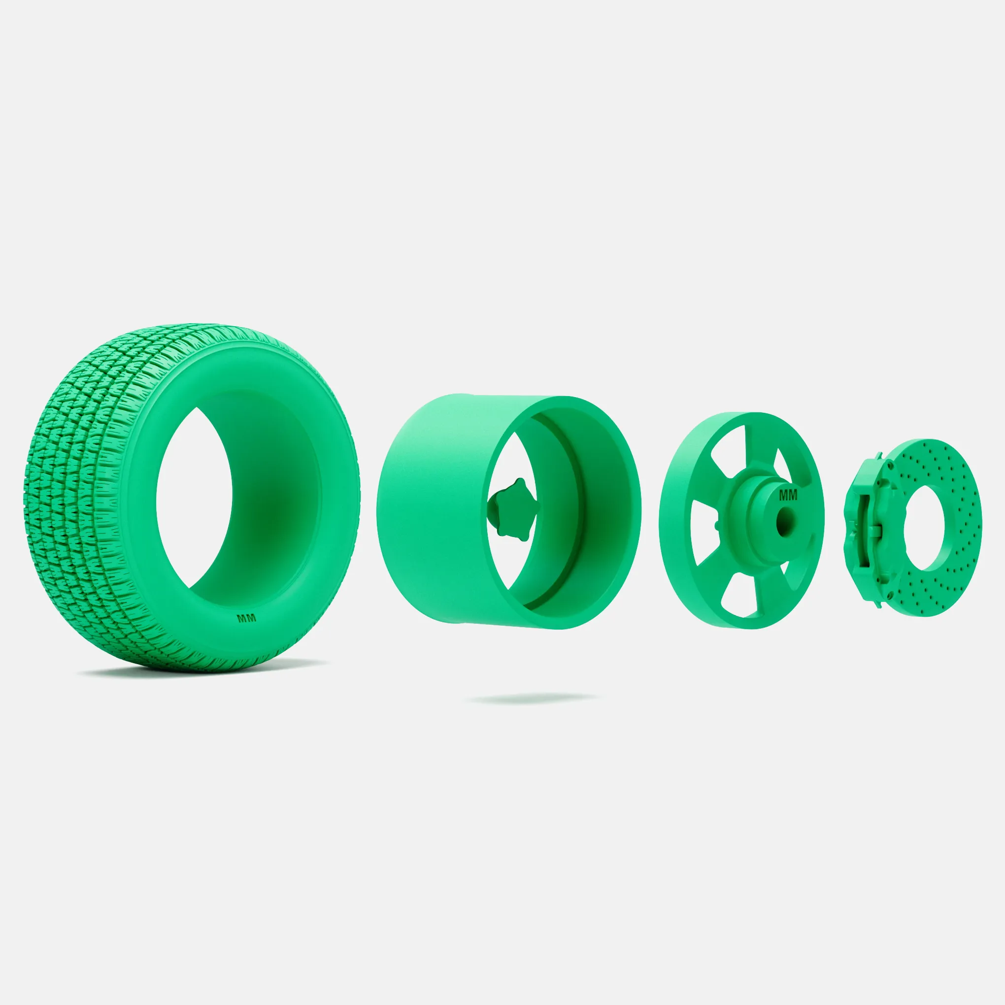 Vehicles & Machinery STL Download - 1/24 Scale, 15x10 Torq Thrust D ...