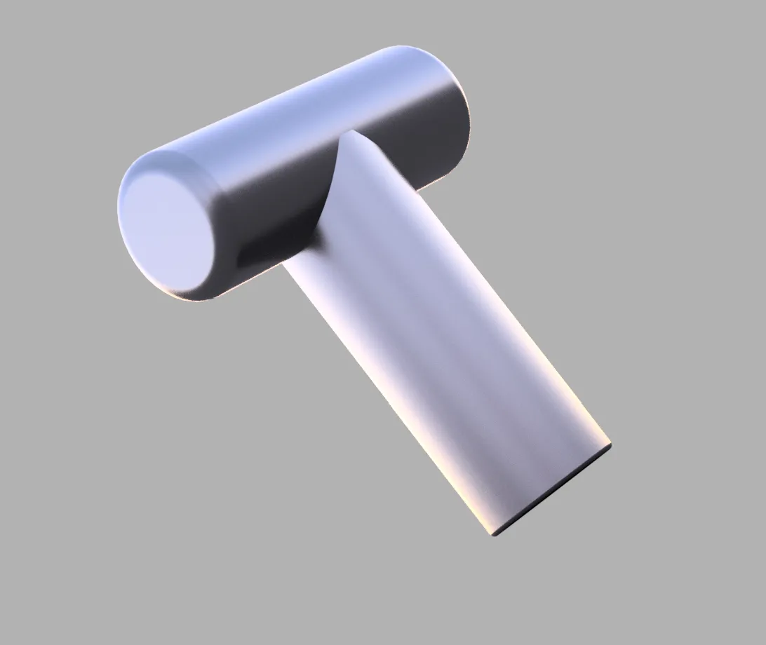 Tools & Spare Parts STL Download - 10mm T handle (small)by 3dfab