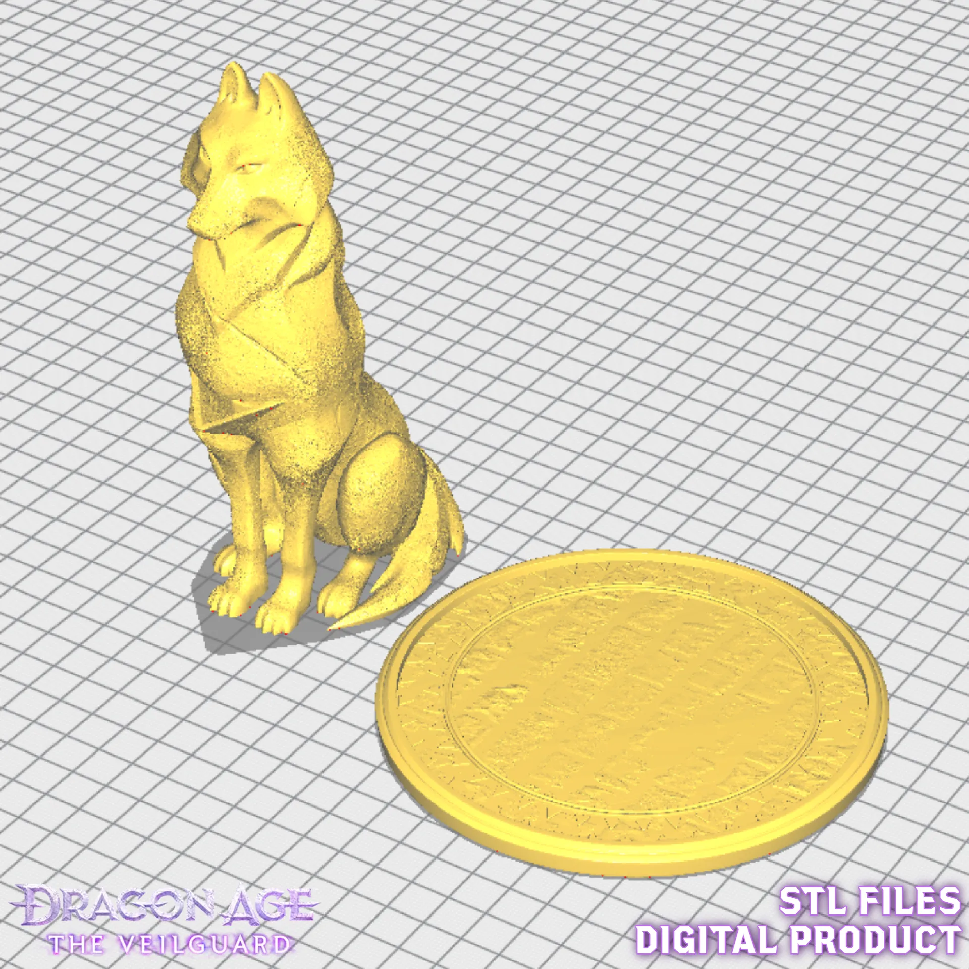 Characters & Creatures STL Download - Statue of Fen'Harel, the Dread ...