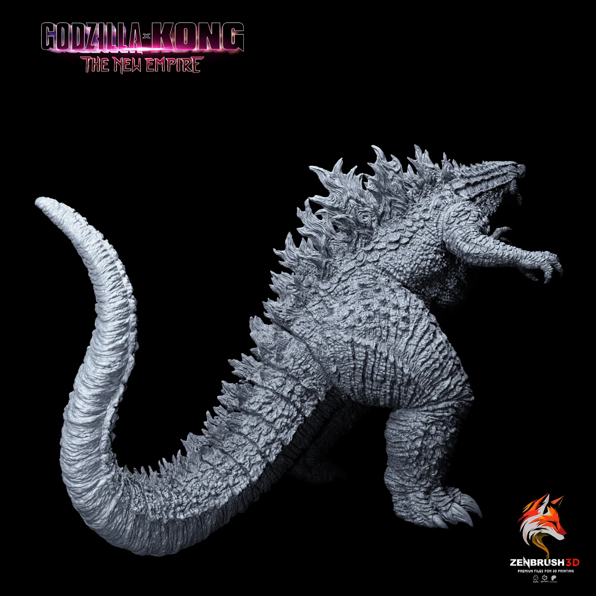 GODZILLA - THE NEW EMPIRE 2024 3D PRINTING | 3D models download ...