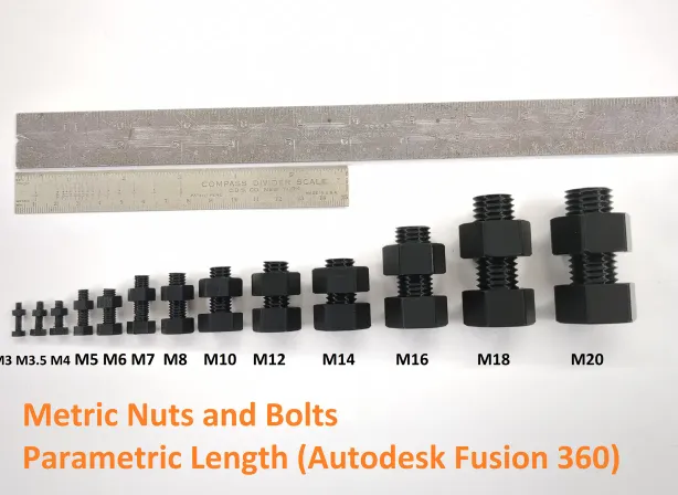 Archivos de impresora 3D | Archivo 3MF | Metric bolt and nut | Creality ...