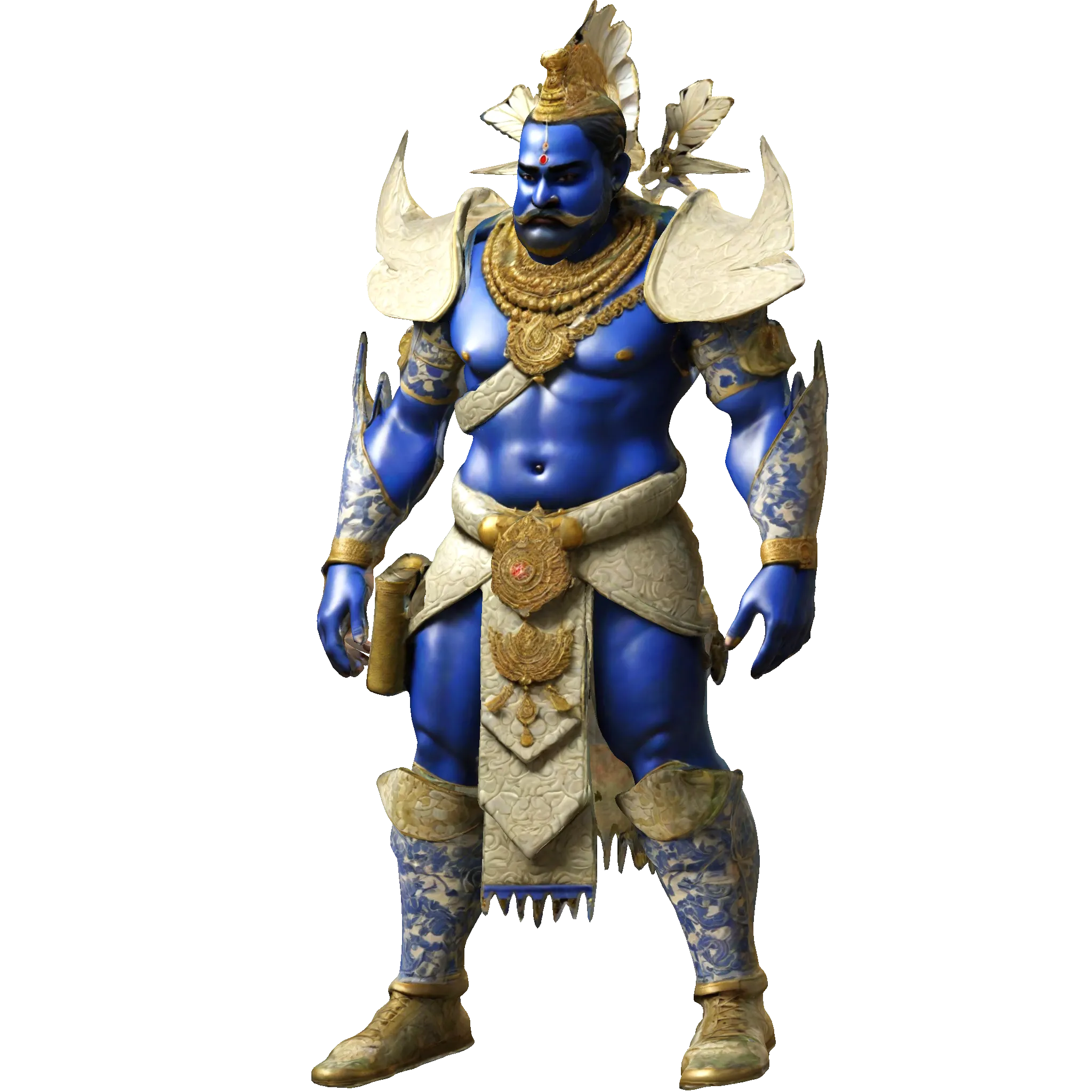 Characters & Creatures STL Download - Blue Mythic Guardianby MR AnyCAD