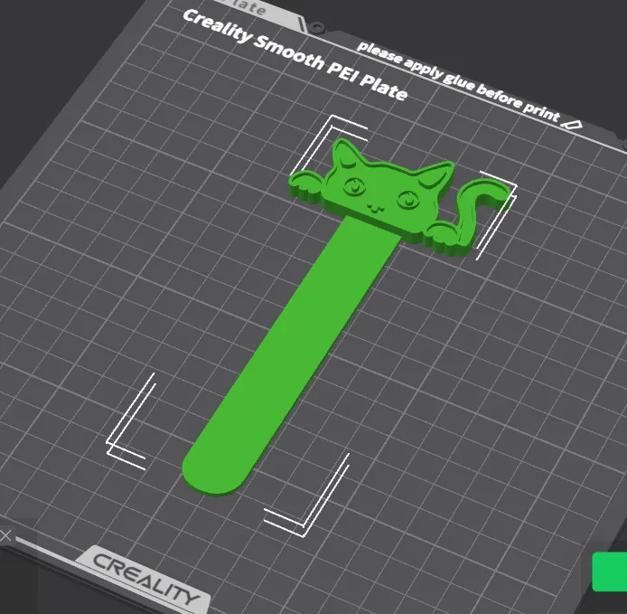 3D Printer Files | 3MF File | Cat Head BookMark, Cute BookMark 3D STL ...