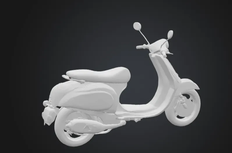 3D Printer Files | 3MF File | Vespa scooter | Creality Cloud