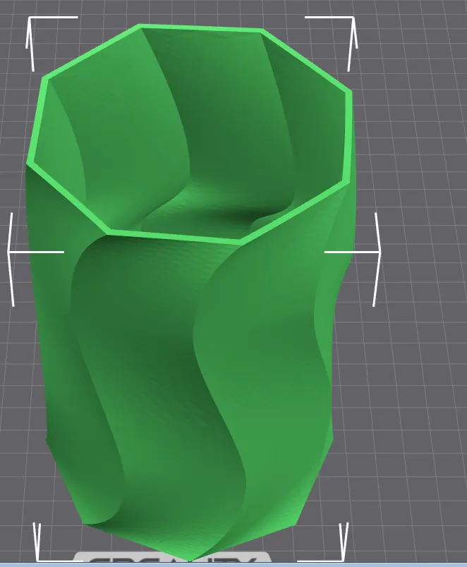 3D Printer Files | 3MF File | Wavy vase | Creality Cloud