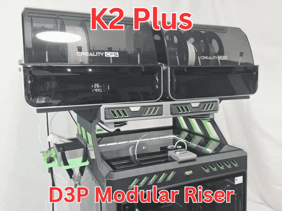 New K2 Plus D3P modular riser A quick post to let you know that I have ...