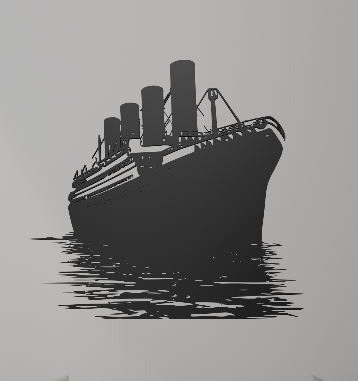 Titanic Wall Art | 3D models download | Creality Cloud