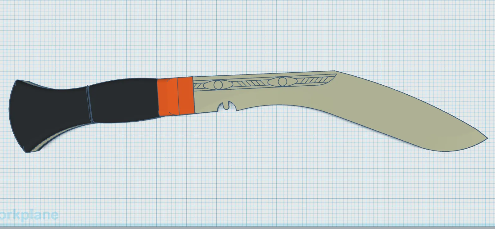 15 Inch Sirupati Khukuri | 3D models download | Creality Cloud