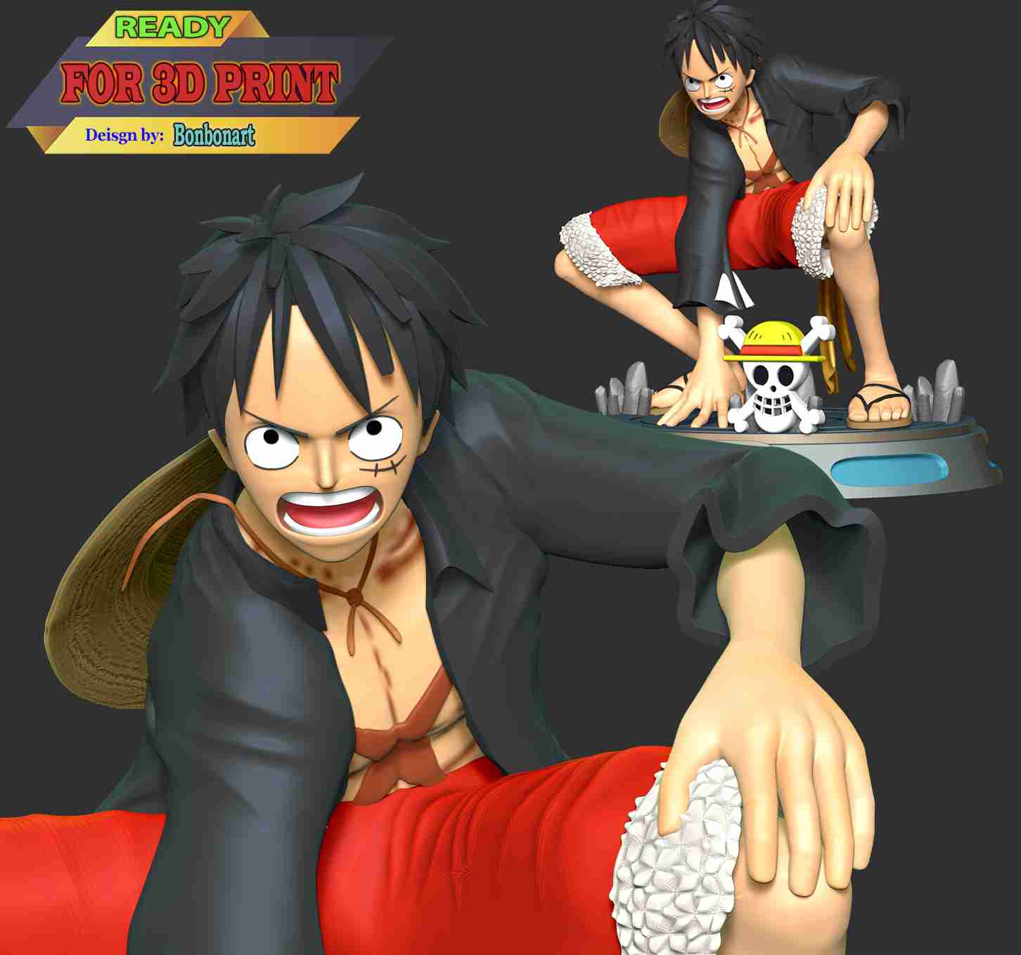 One Piece - Monkey D Luffy | 3D models download | Creality Cloud