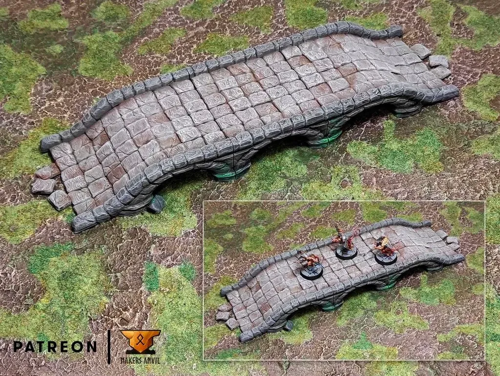 3D Printer Files | 3MF File | Wargame Fantasy - Modular bridges ...