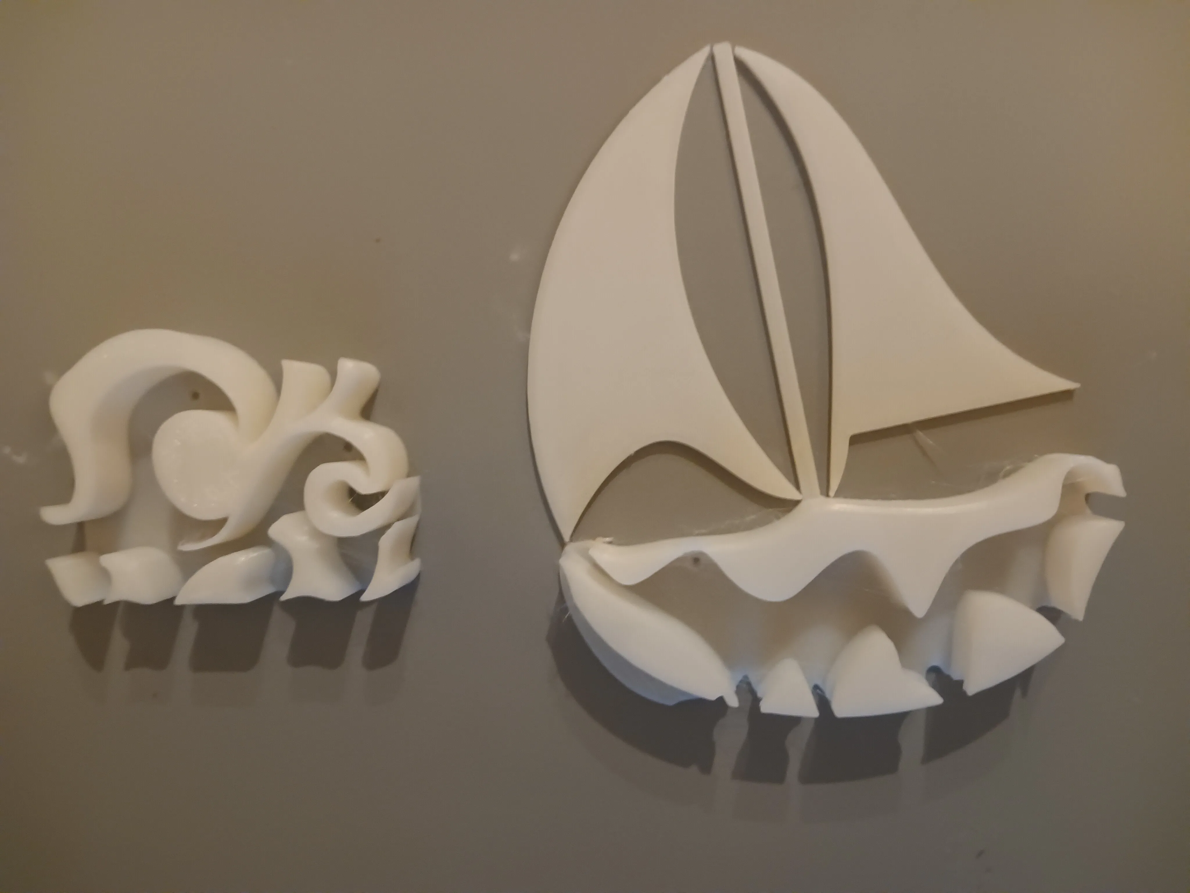 3D Printer Files | 3MF File | Key holder båt and wave | Creality Cloud