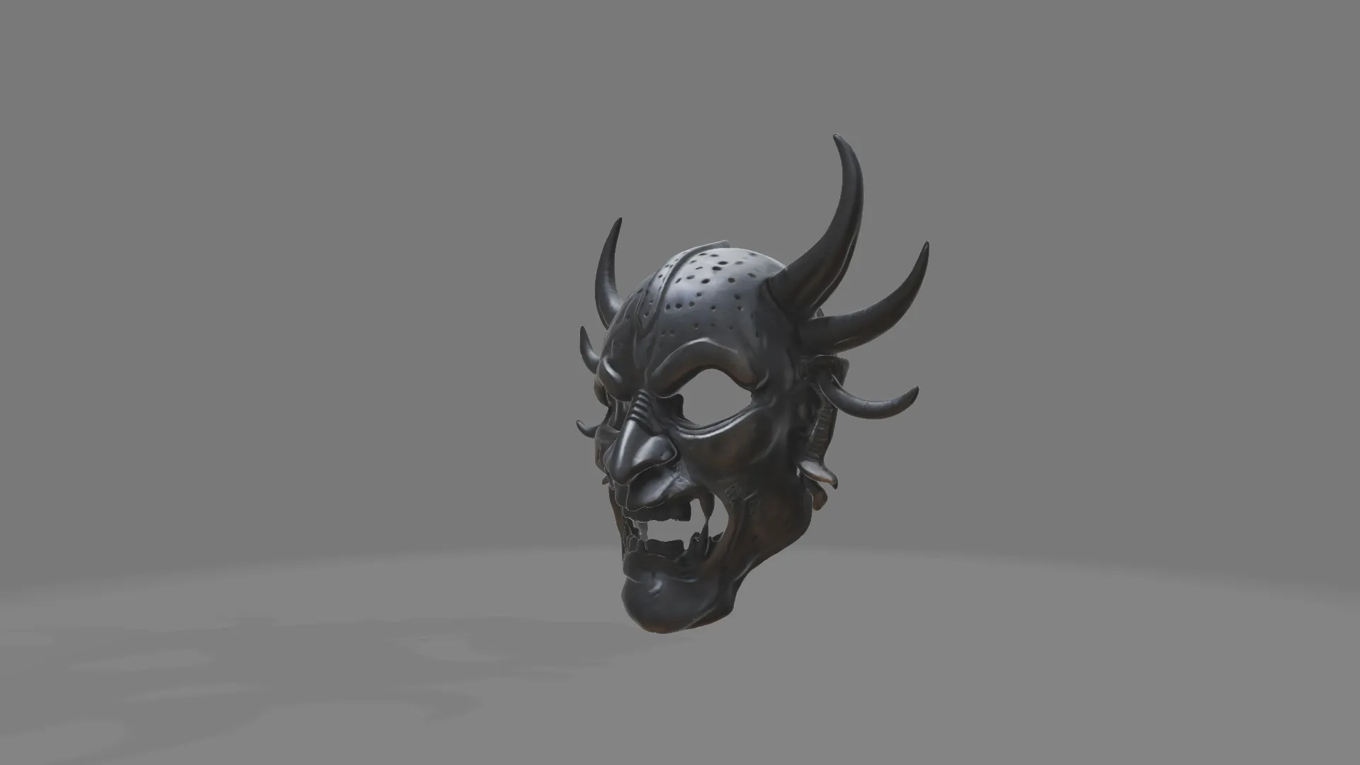 Characters & Creatures STL Download - DEVİL MASKby Meot.3d
